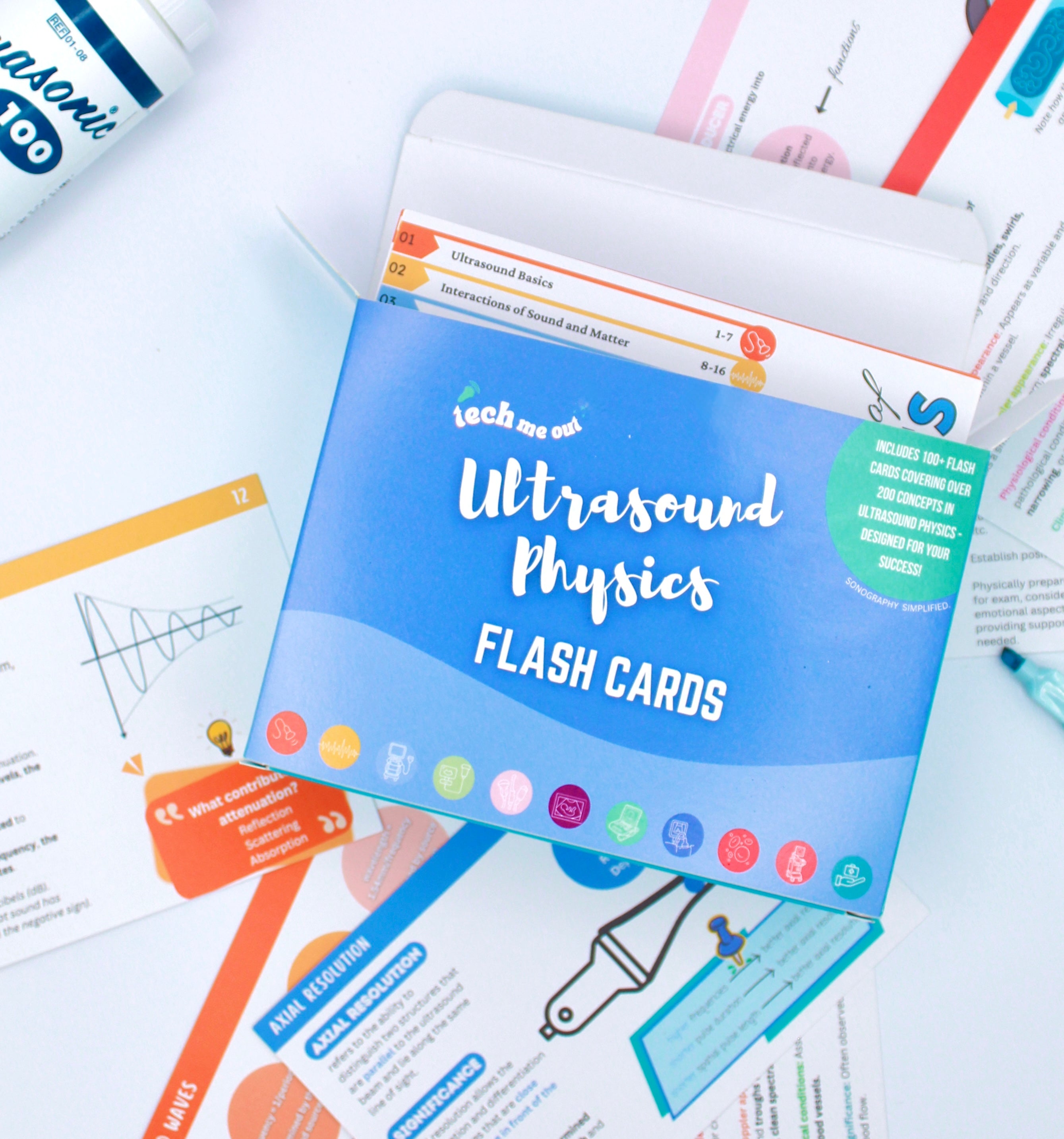 Ultrasound Physics Study Flash Cards – Tech Me Out